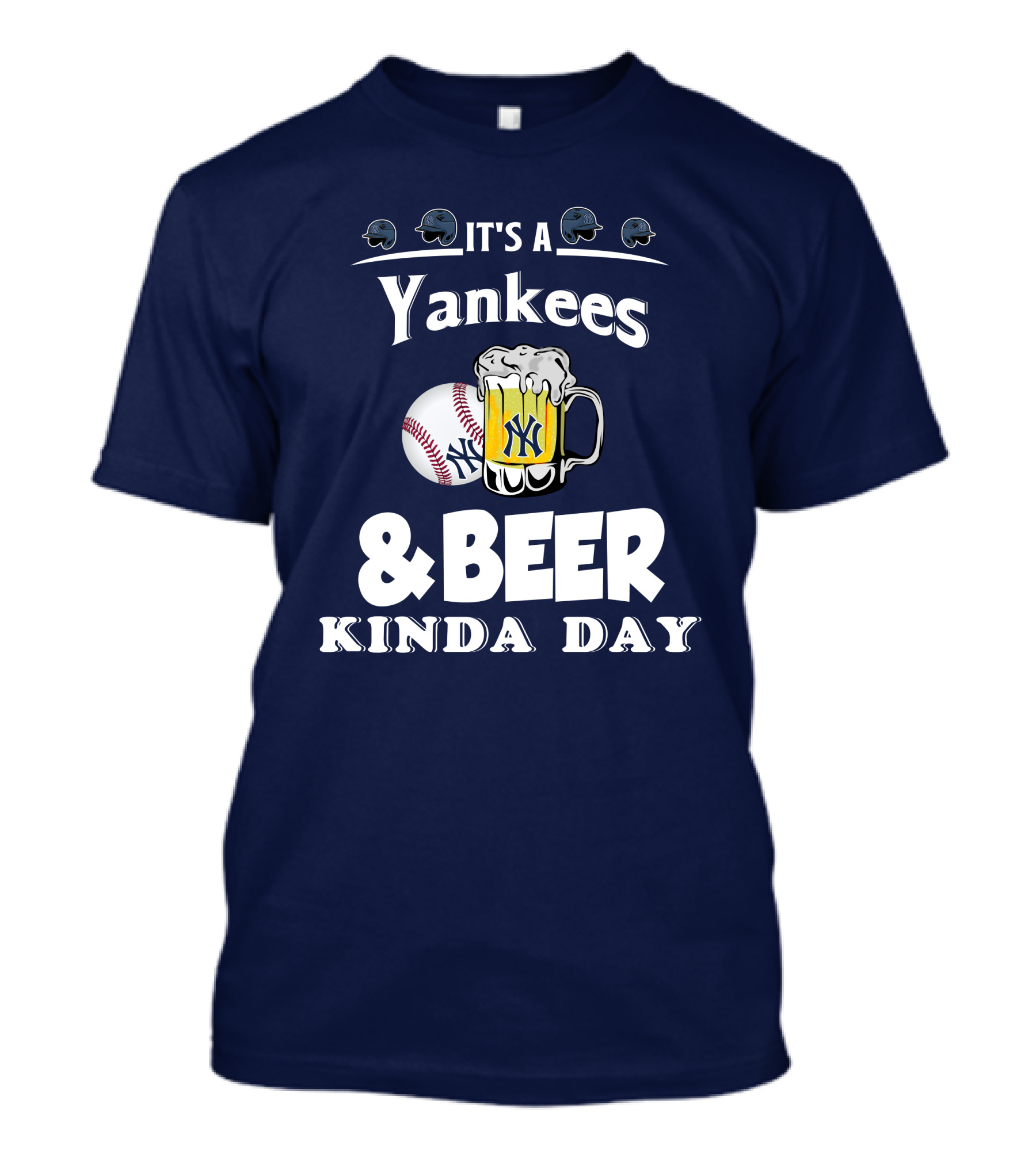 Yankees Baseball And Beer Fans Perfect Day T-Shirt