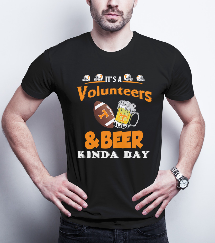 Tennessee Volunteers Football And Beer Day Celebrations T-Shirt
