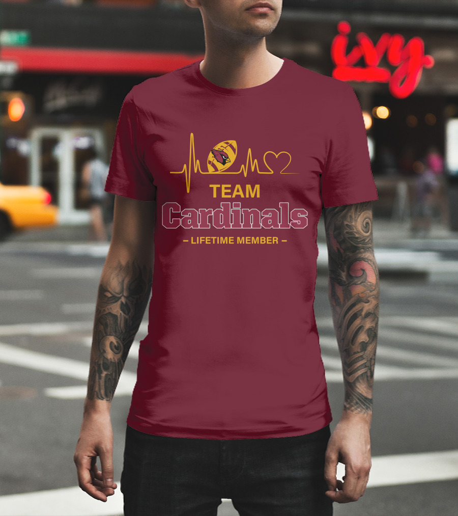 Team Cardinals Lifetime Member T-Shirt