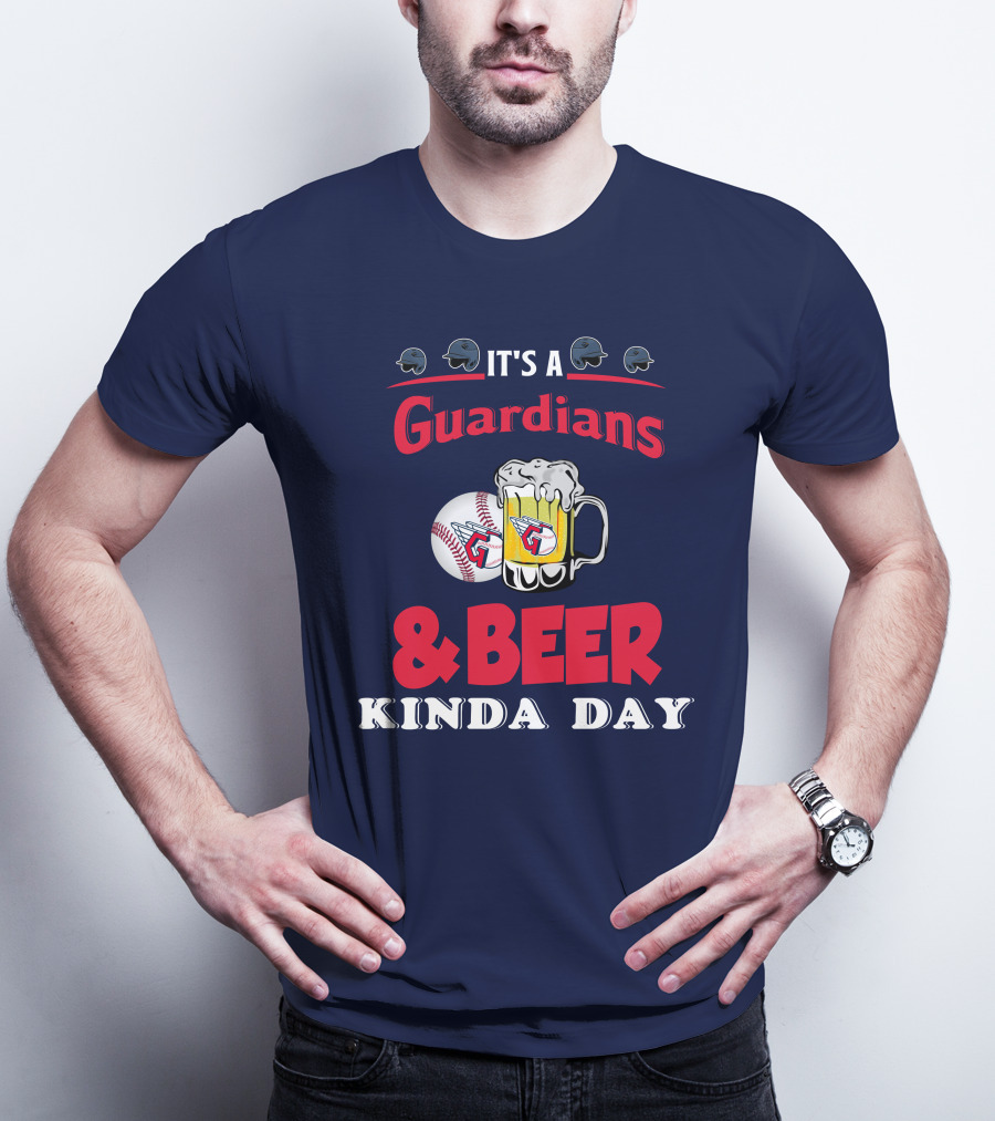 It's A Cleveland Guardians And Beer Kinda Day Baseball Mug T-Shirt
