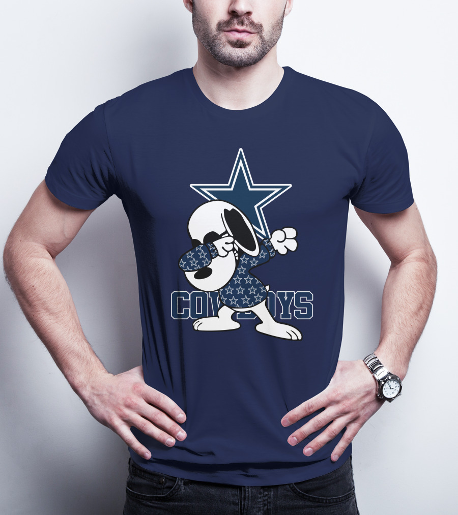 Dallas Cowboys Snoopy Dabbing Star T-Shirt