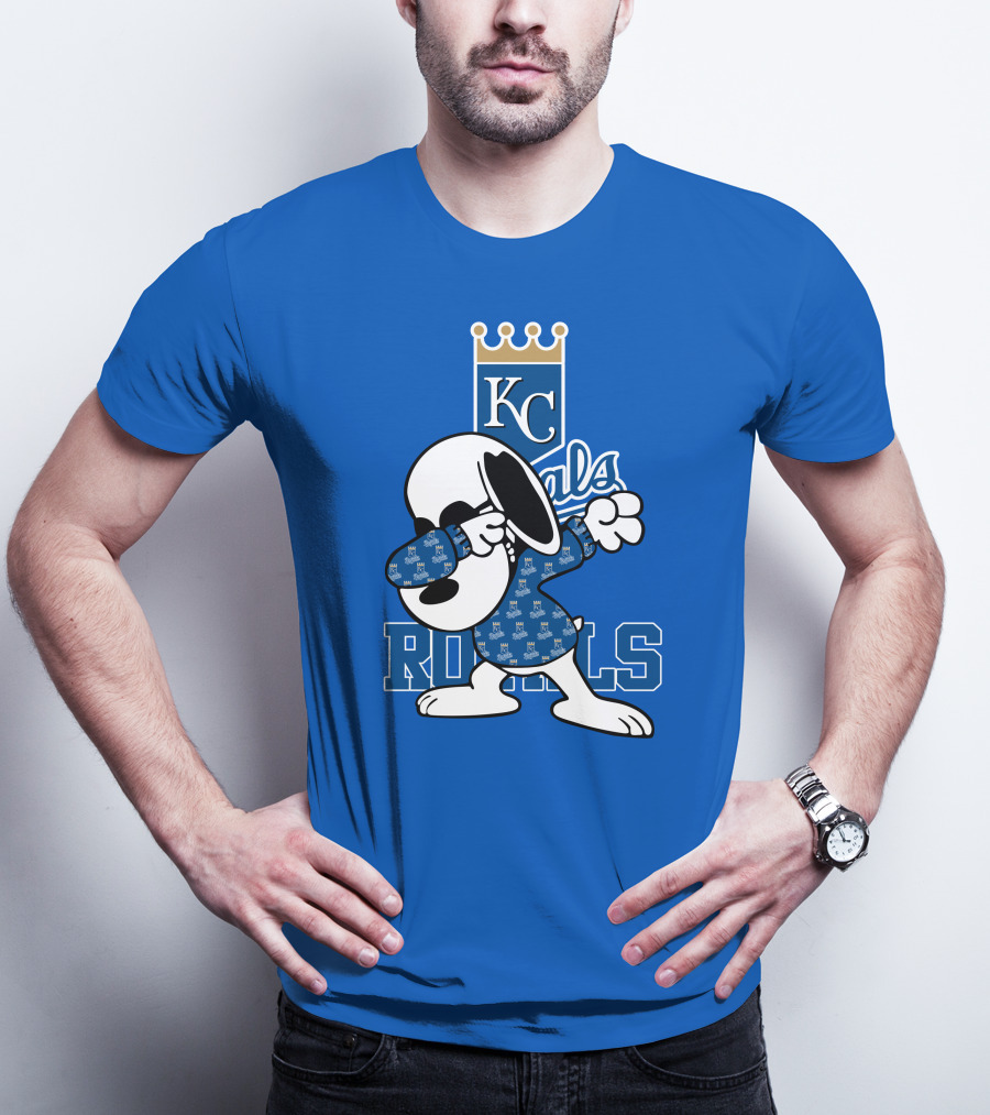 KC Royals Snoopy Dabbing Royals T-Shirt