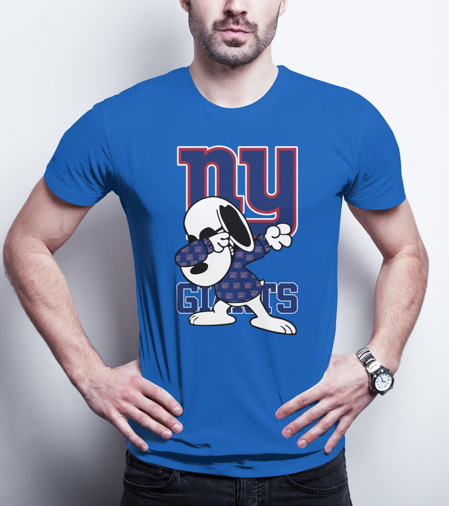 New York Giants Snoopy Dabbing Ny Giants T-Shirt