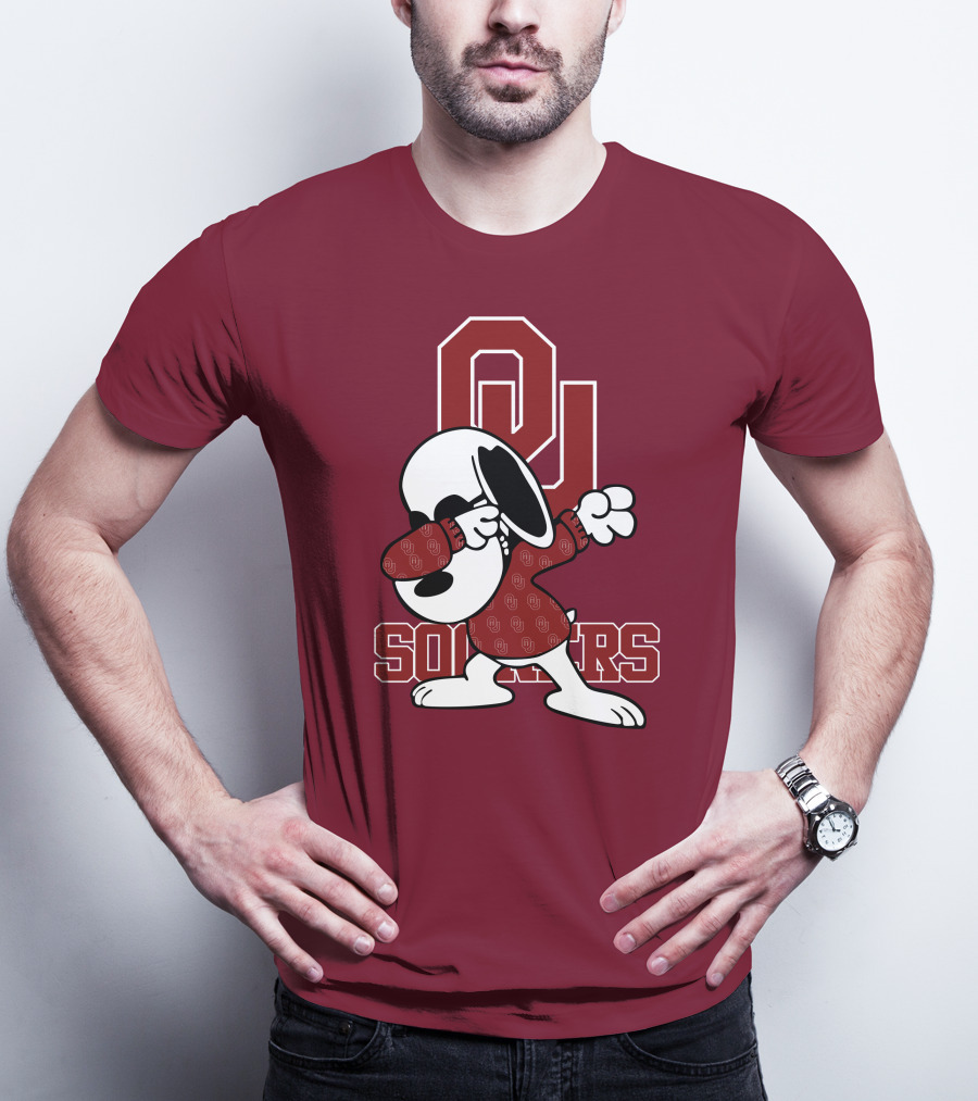 OU Sooners Snoopy Dabbing T-Shirt