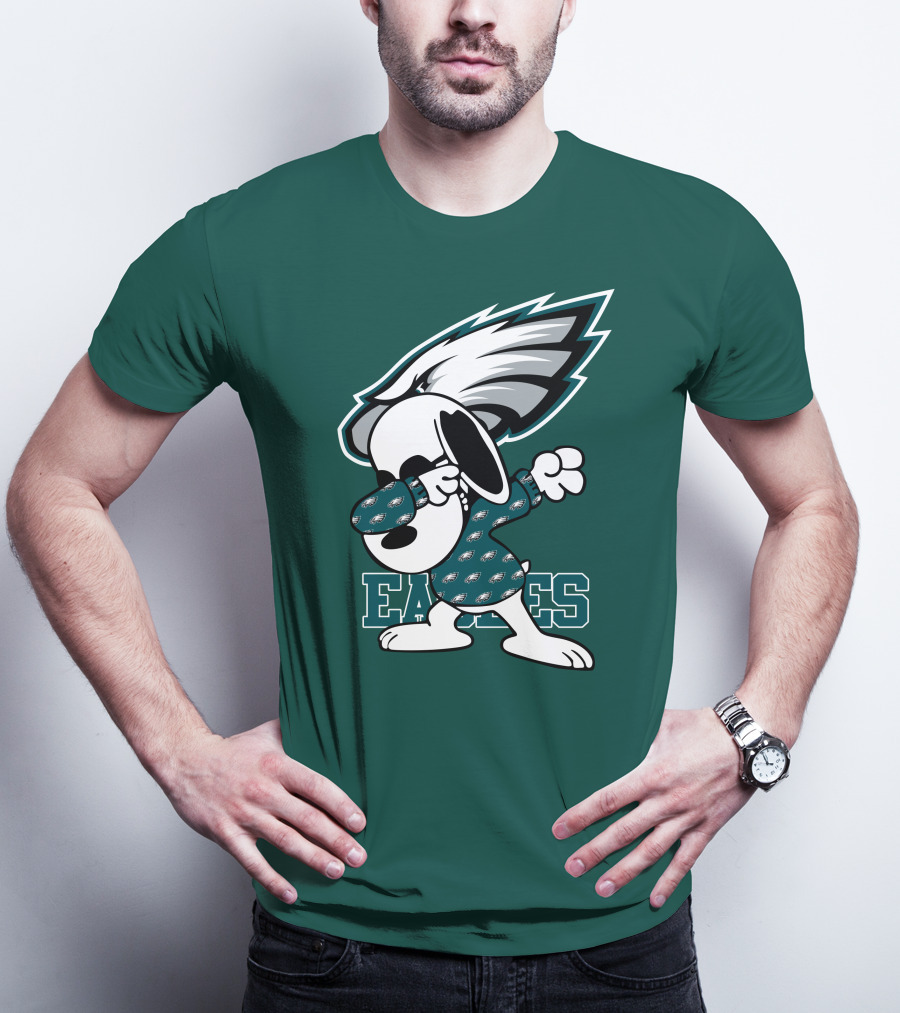 Philadelphia Eagles Snoopy Dabbing Mascot T-Shirt