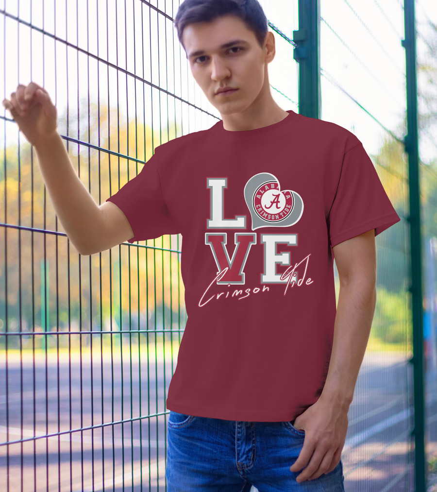 LOVE Alabama Crimson Tide T-Shirt