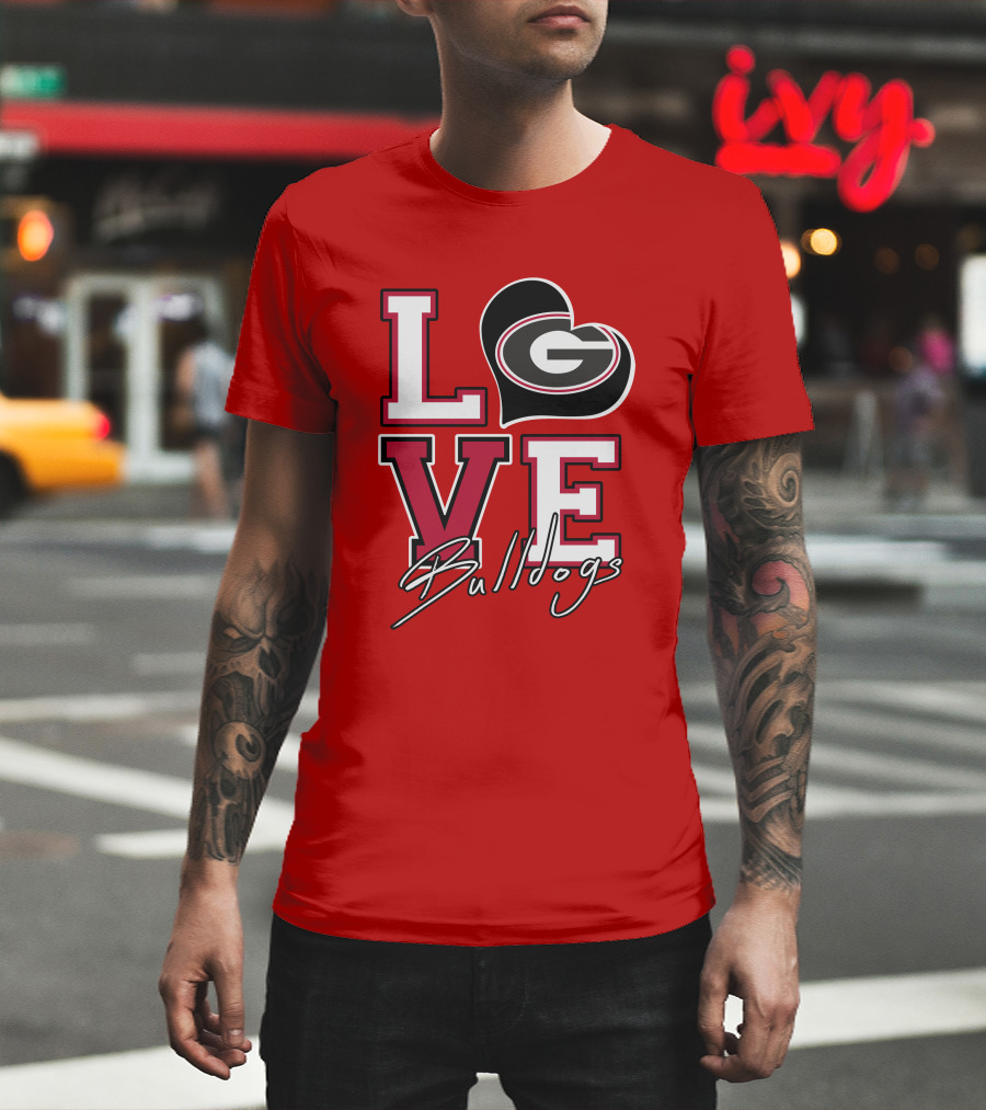 LOVE Georgia Bulldogs T-Shirt
