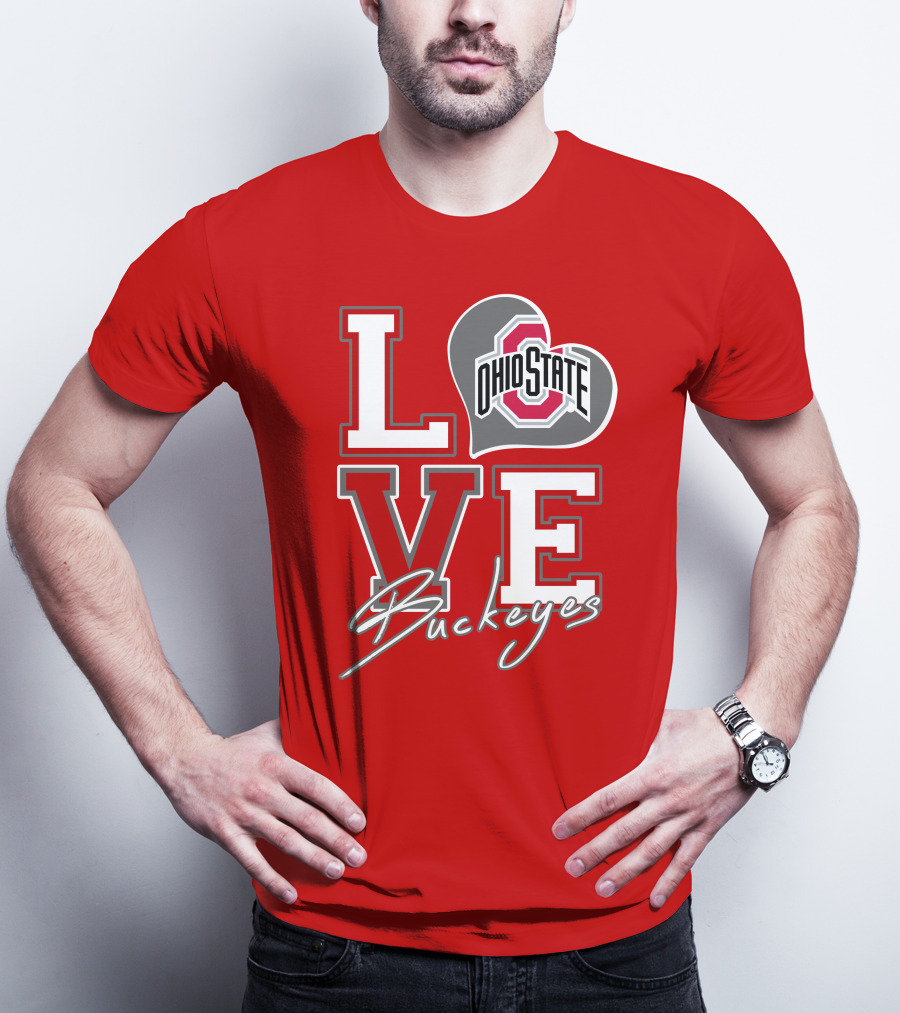LOVE Ohio State Buckeyes T-Shirt