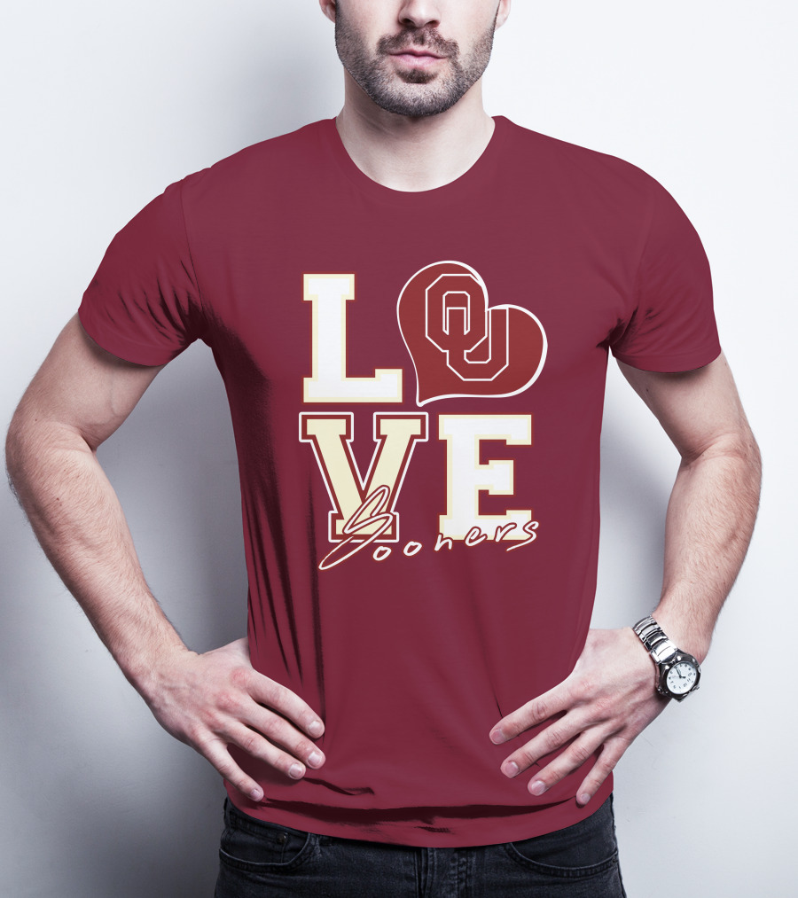Love OU Heart Sooners T-Shirt