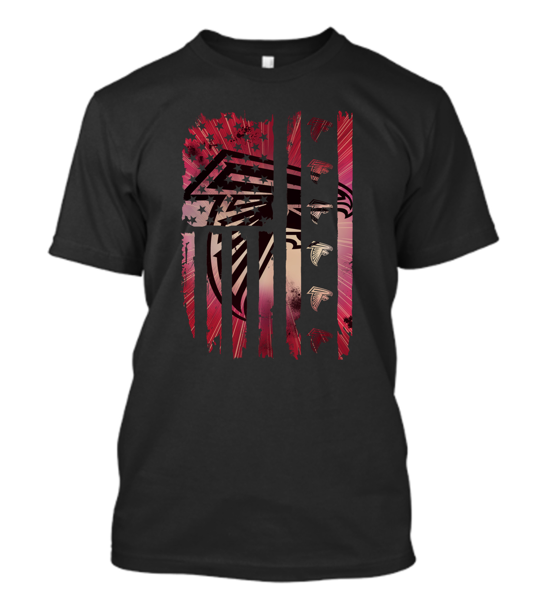 Atlanta Falcons Stars And Stripes T-Shirt