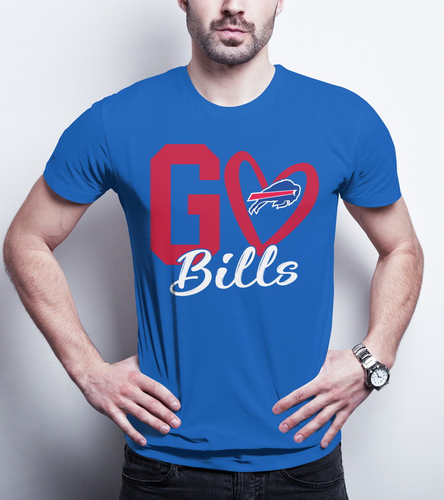 Go Bills Love Buffalo Bills T-Shirt