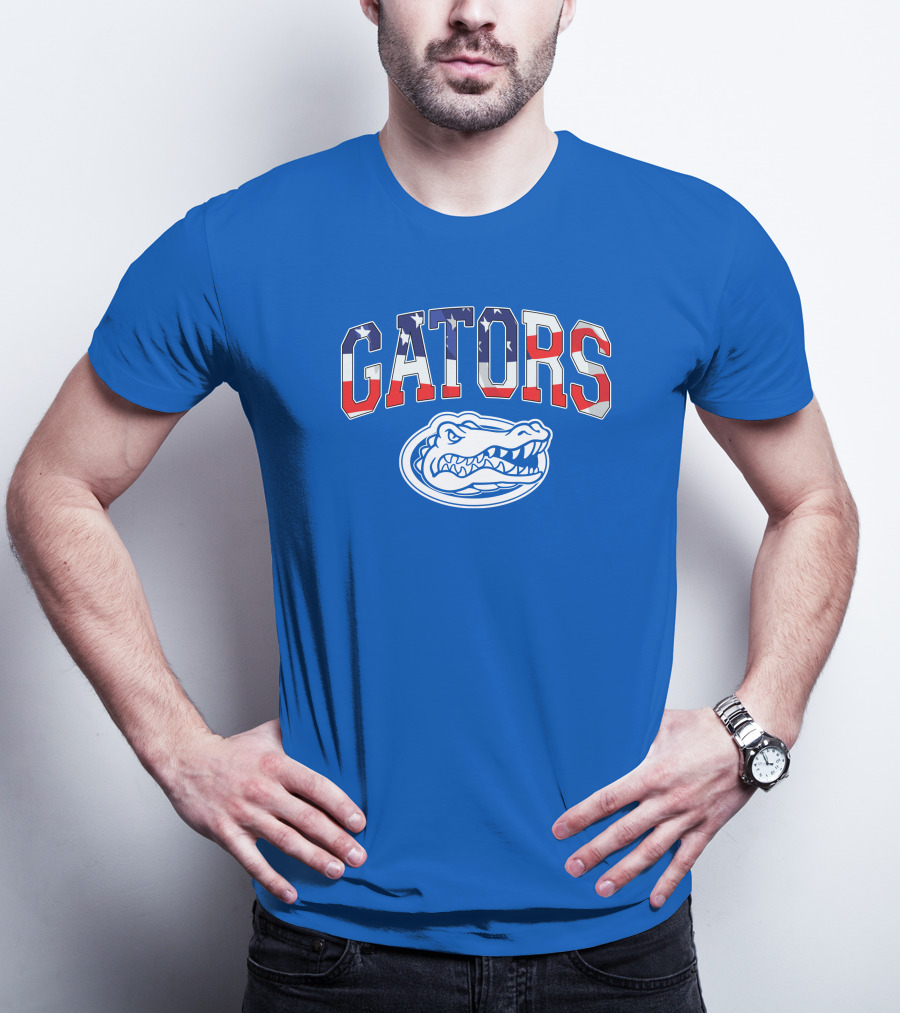 Gators American Flag T-Shirt