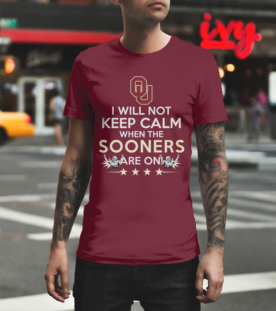 Ou Sooners Excitement Keep Calm Struggle T-Shirt