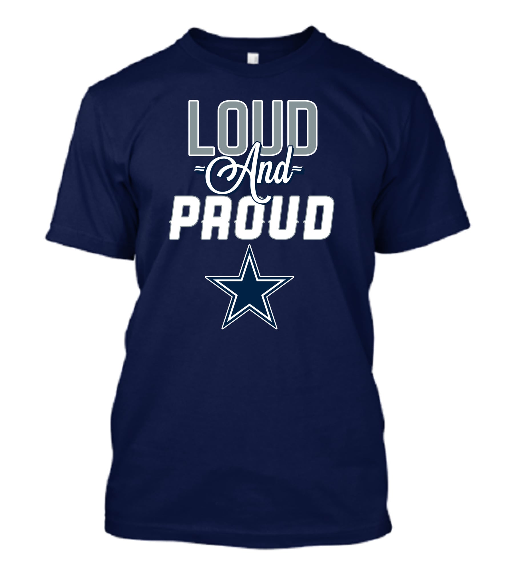 Dallas Cowboys Loud And Proud Star T-Shirt