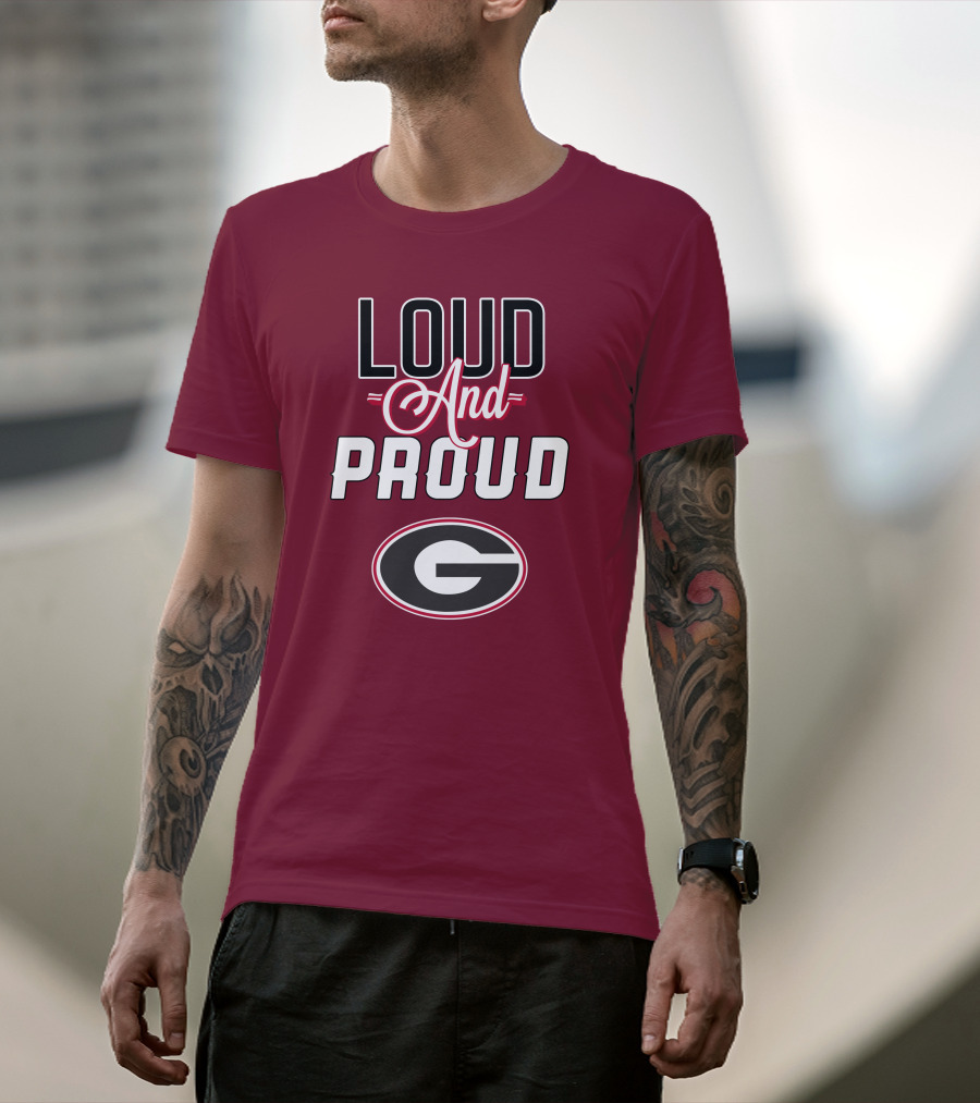 Loud And Proud Georgia Bulldogs G T-Shirt