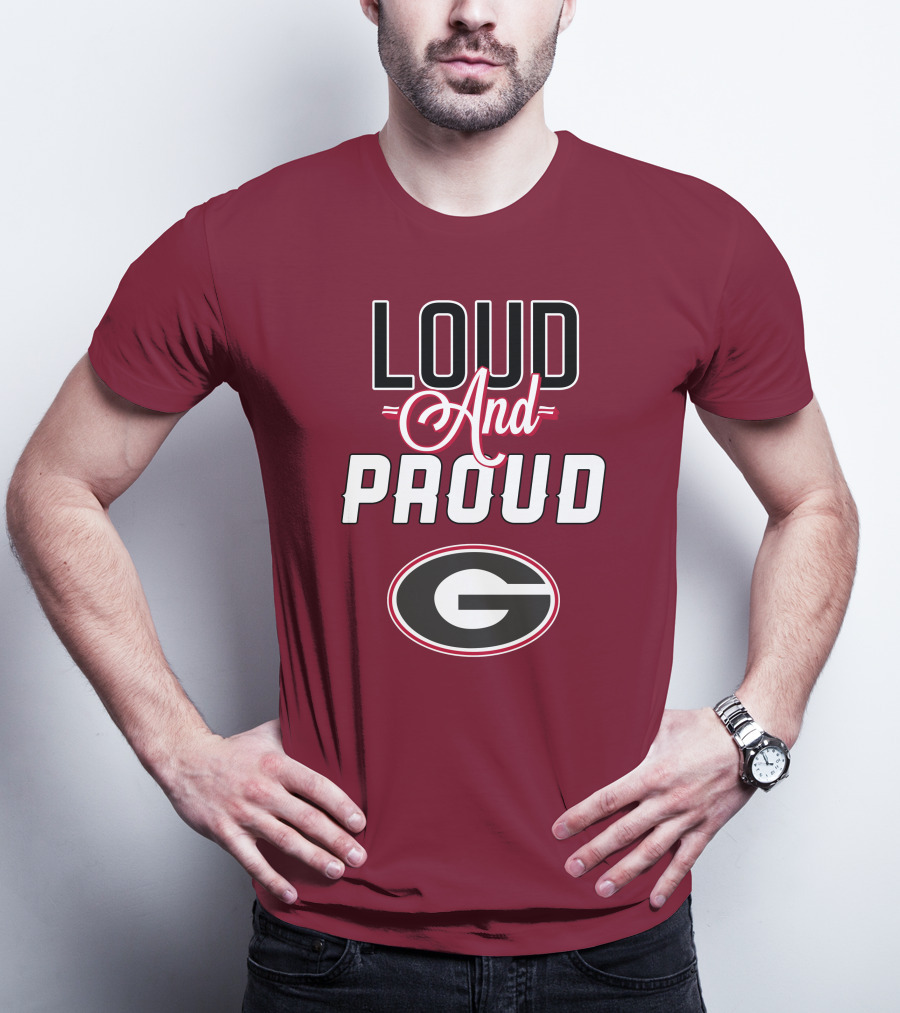 Loud And Proud Georgia Bulldogs G T-Shirt