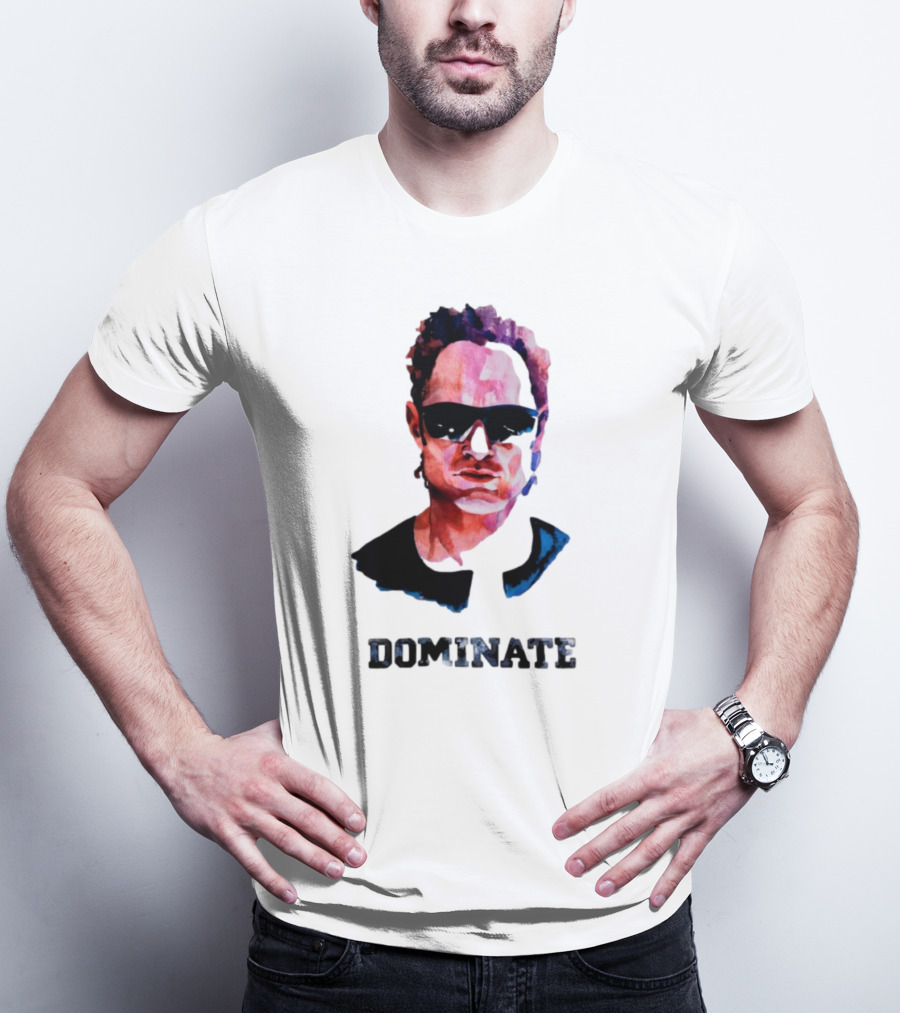 Dominate Win Lose Bold Sunglasses Illustration T-Shirt