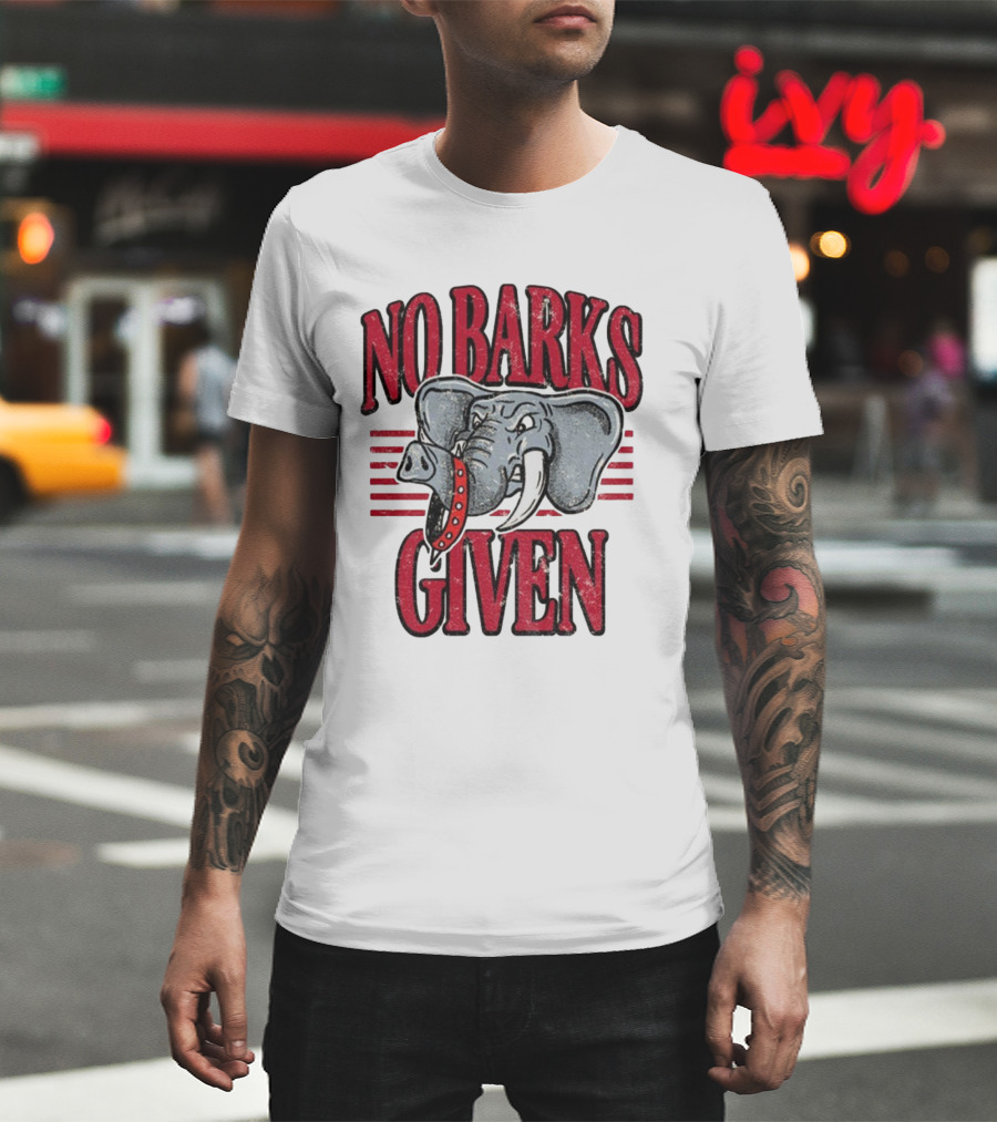 Alabama Crimson Tide Triumphs Over Georgia Bulldogs No Barks Given T-Shirt