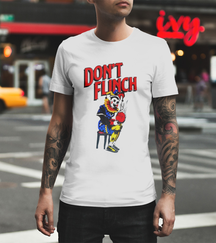 Tyrese Haliburton Basketball Clown Don't Flinch T-Shirt