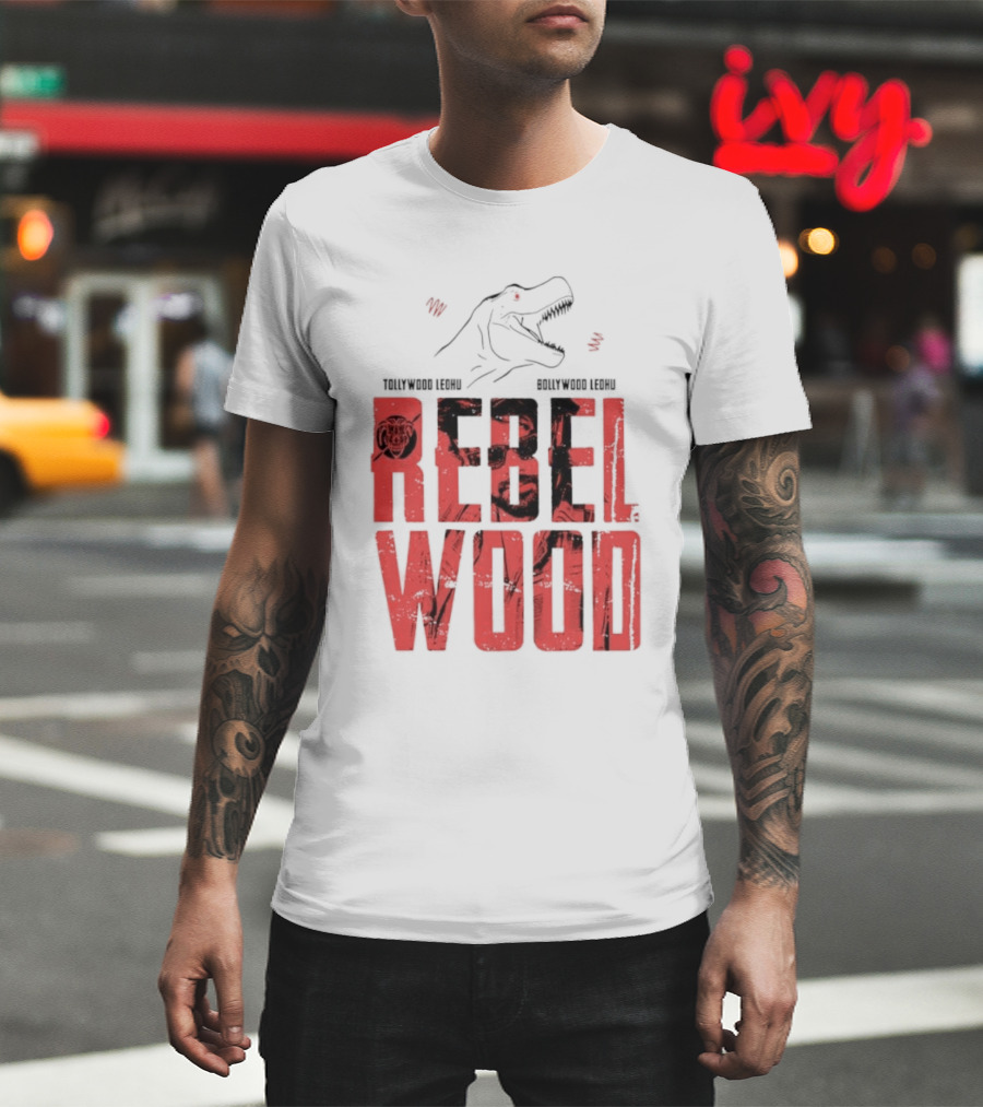 Rebelwood Dinosaur Tollywood Ledhu Bollywood Ledhu T-Shirt