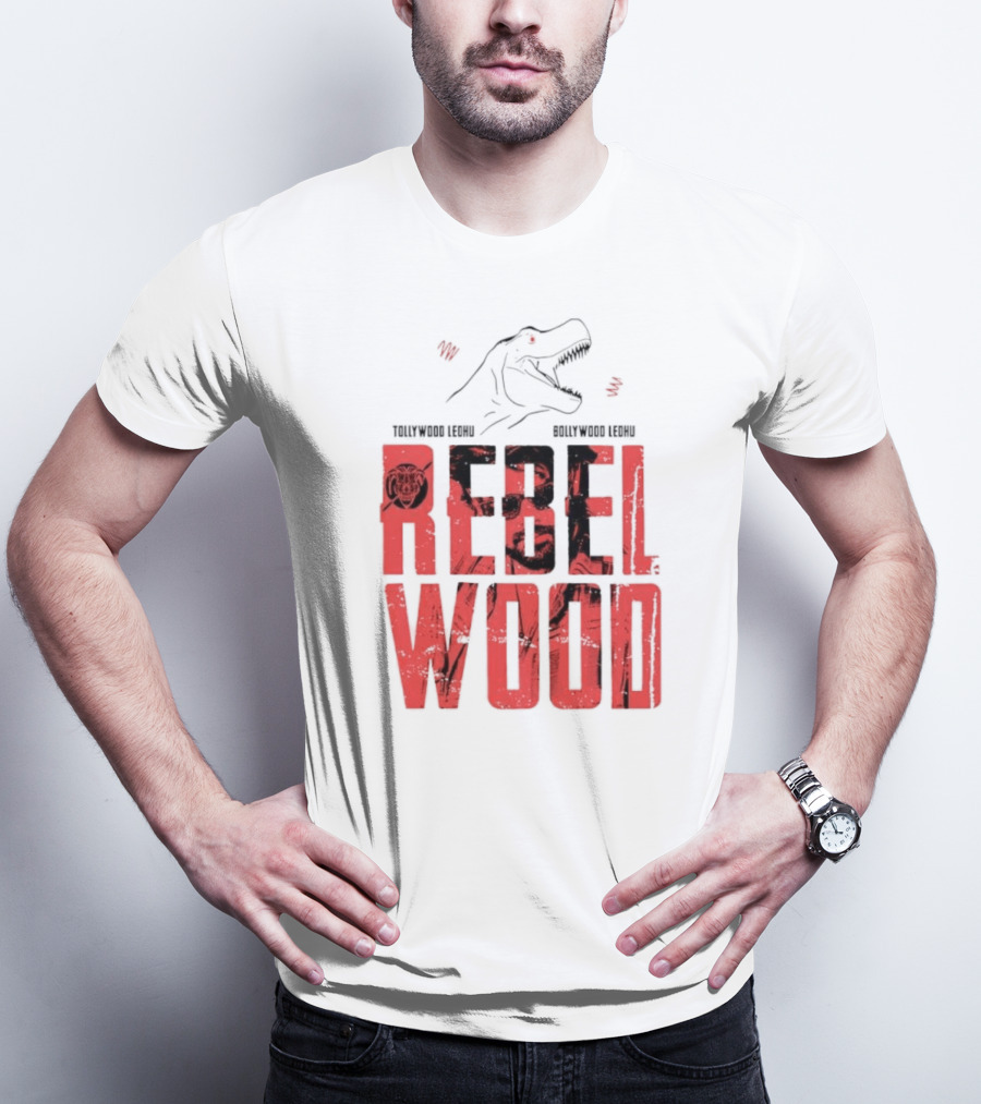 Rebelwood Dinosaur Tollywood Ledhu Bollywood Ledhu T-Shirt