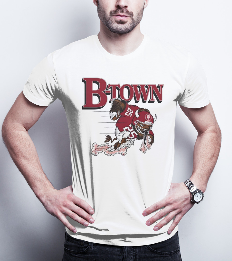 B-Town Bison Football Indiana Sooners 25 T-Shirt
