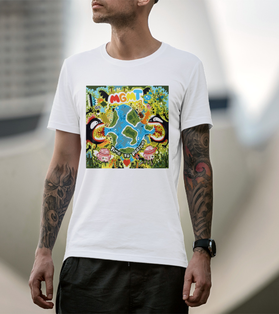 MGMT Time To Pretend EP Colorful Nature Fantasy Album Art T-Shirt