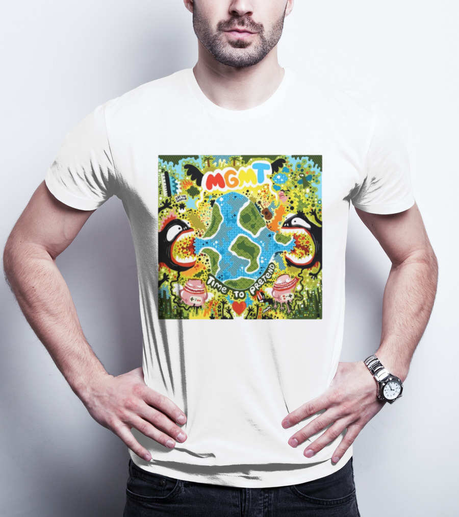 MGMT Time To Pretend EP Colorful Nature Fantasy Album Art T-Shirt