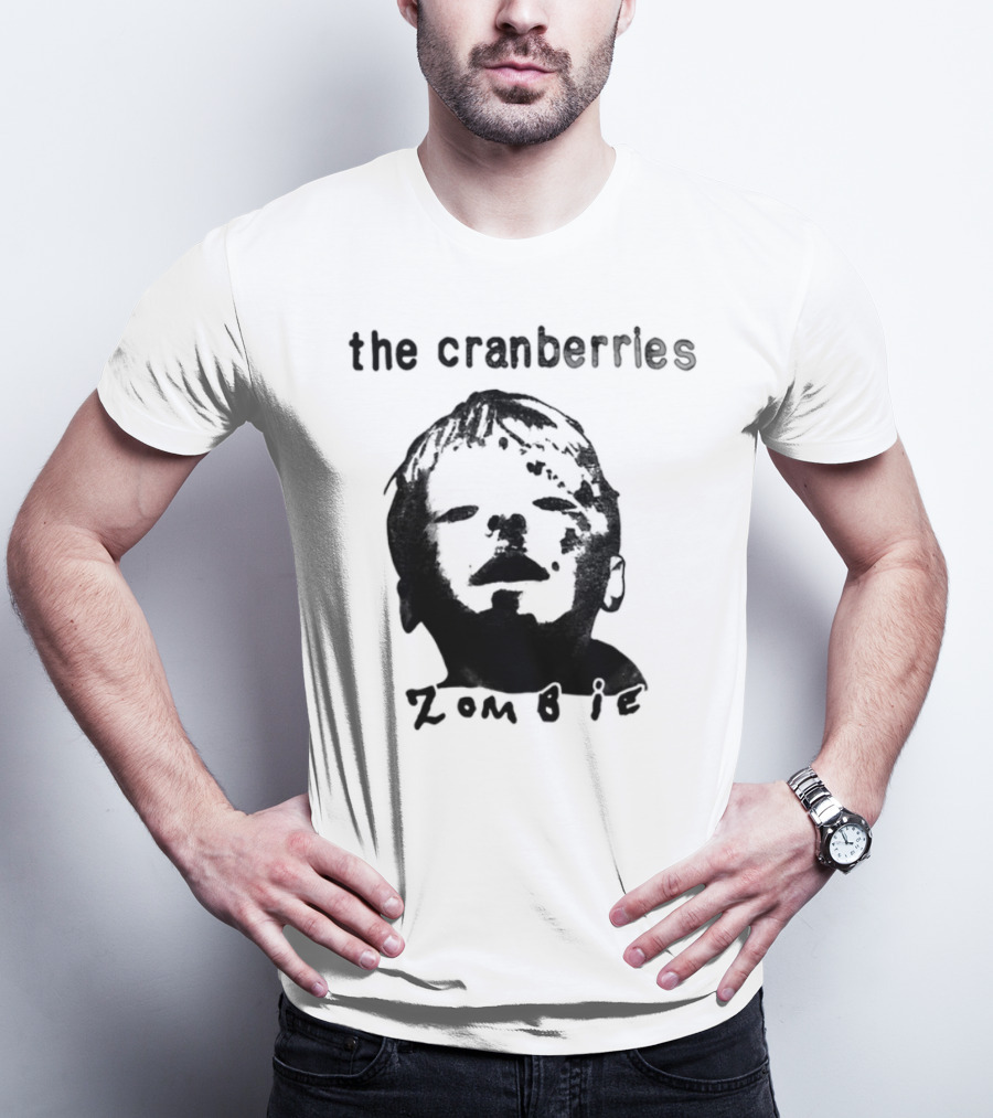 The Cranberries Zombie Kid Face Drawing T-Shirt