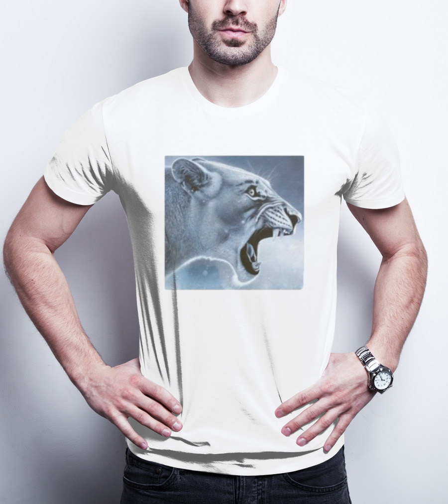 Lion Rage Intense Roar Fierce Expression T-Shirt