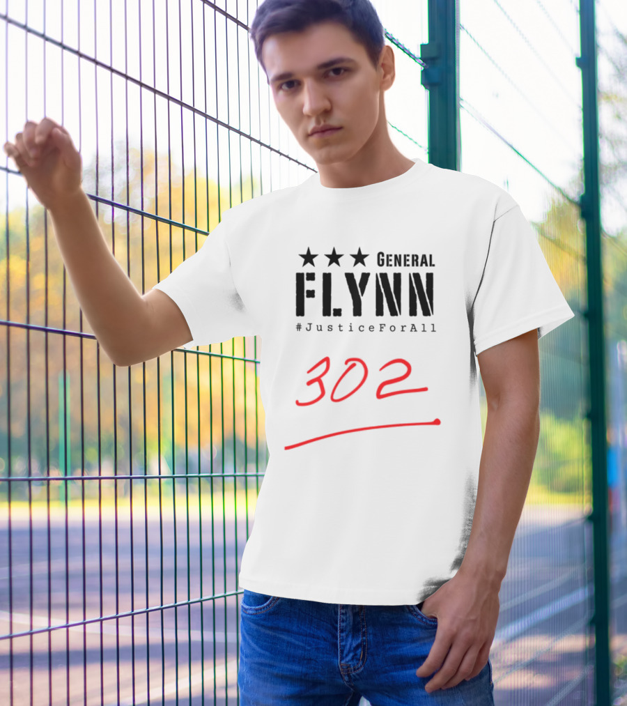 General Flynn Justice For All 302 Signature T-Shirt