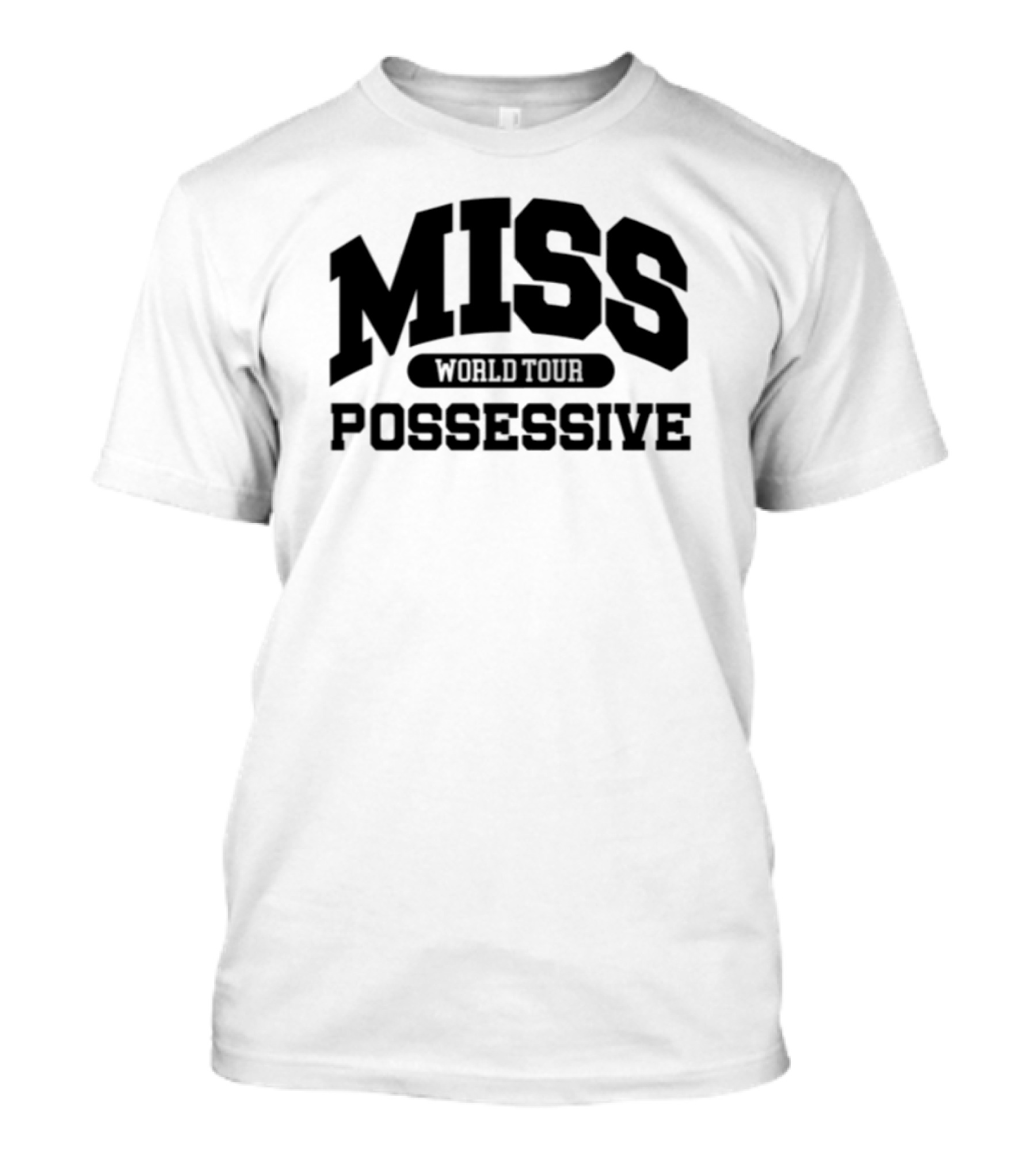 Miss Possessive World Tour 1984 Concert Schedule Vintage Style T-Shirt