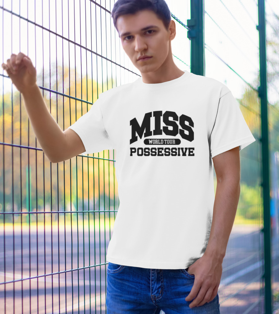 Miss Possessive World Tour 1984 Concert Schedule Vintage Style T-Shirt