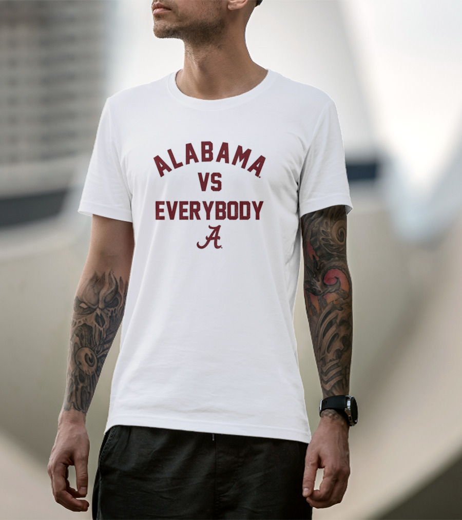 Alabama Crimson Tide Football Alabama Vs Everybody 2025 T-Shirt