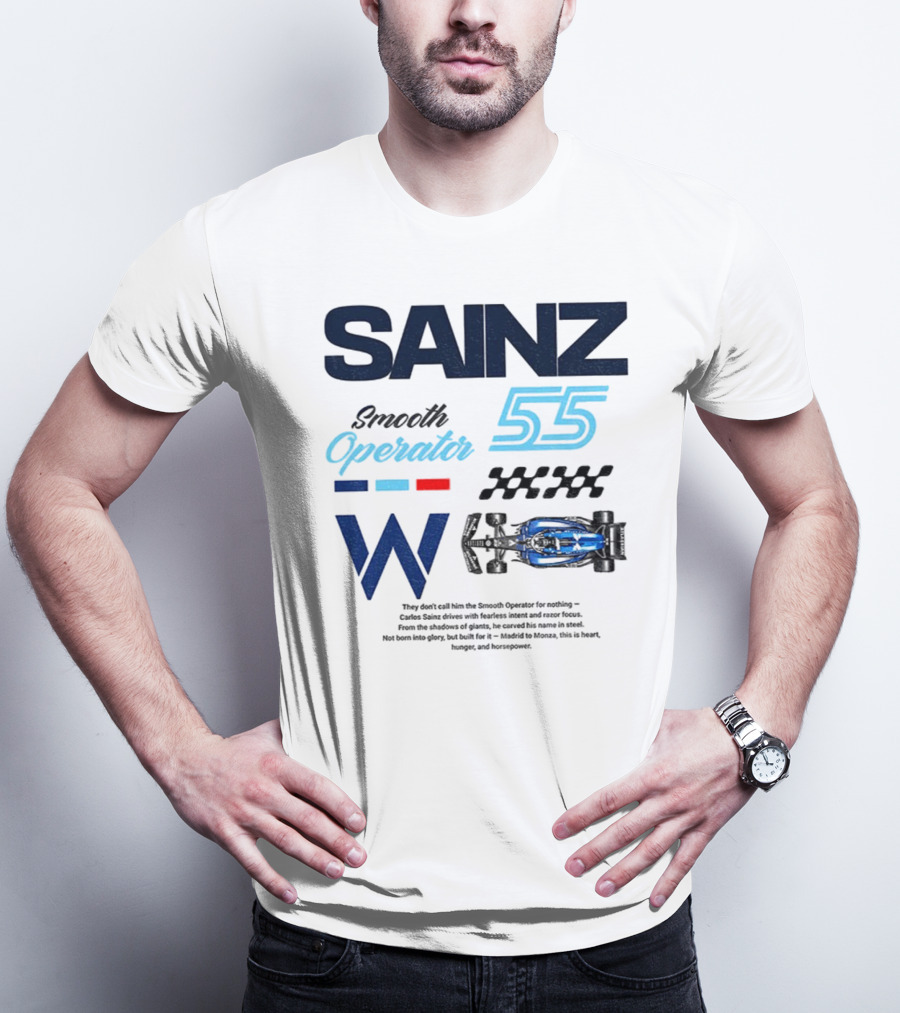 Sainz Operator 55 Williams Racing Smooth Operator T-Shirt