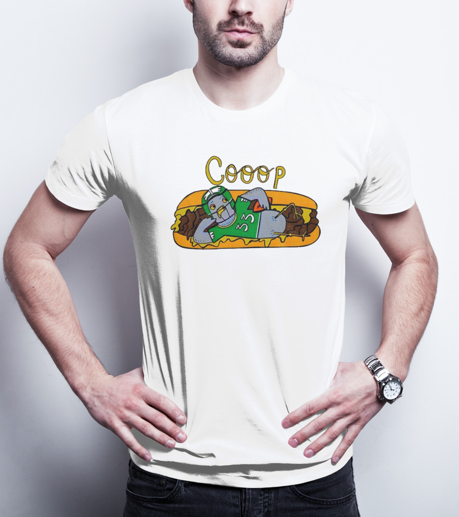 Cooop 33 Philadelphia Eagles Funny Hot Dog Meme T-Shirt