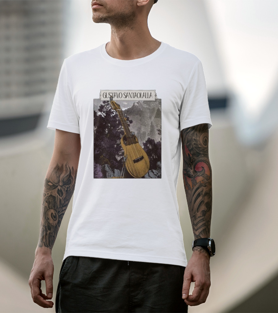 Gustavo Santaolalla Guitar Tour 2025 Artwork T-Shirt