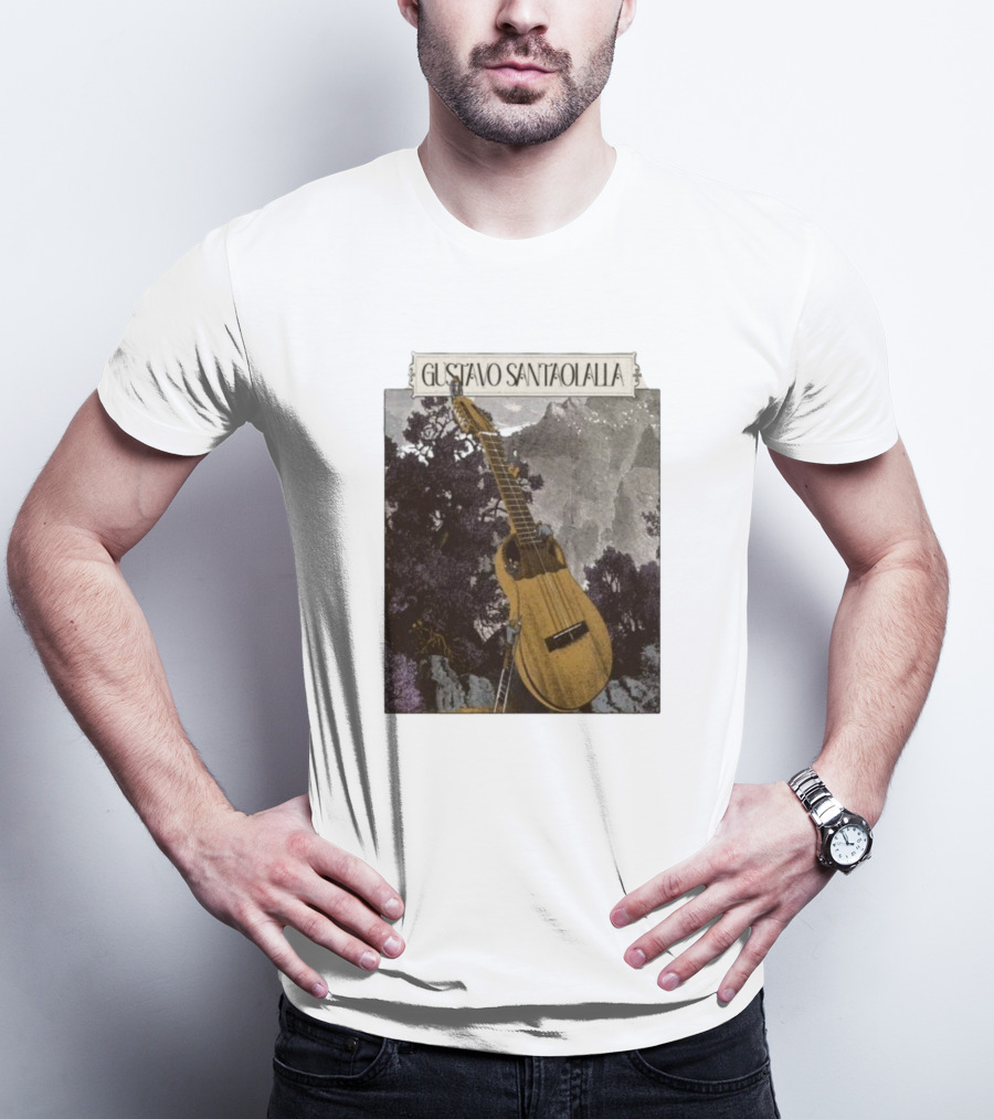 Gustavo Santaolalla Guitar Tour 2025 Artwork T-Shirt