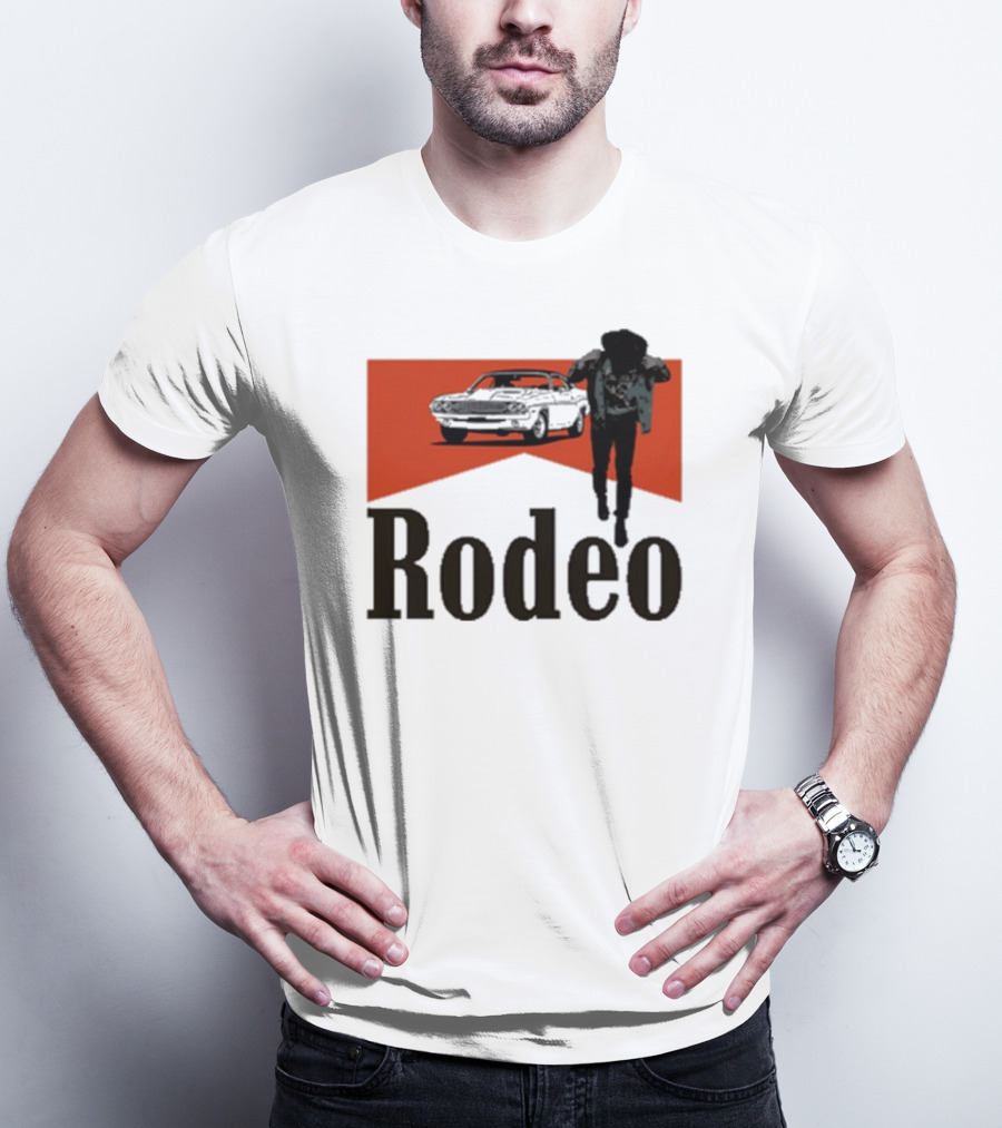 Johnny Stimson Rodeo Car Silhouette T-Shirt