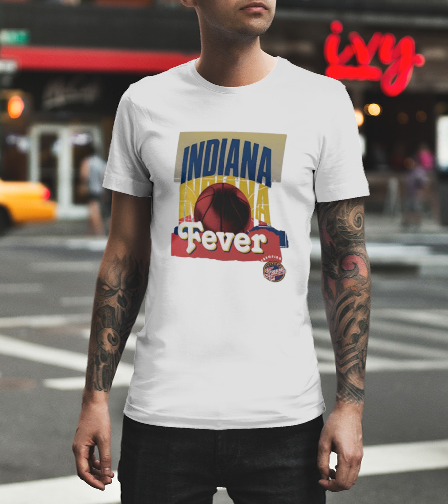 Indiana Fever Basketball 2025 WNBA Playoffs Power Forward Fever Edition T-Shirt