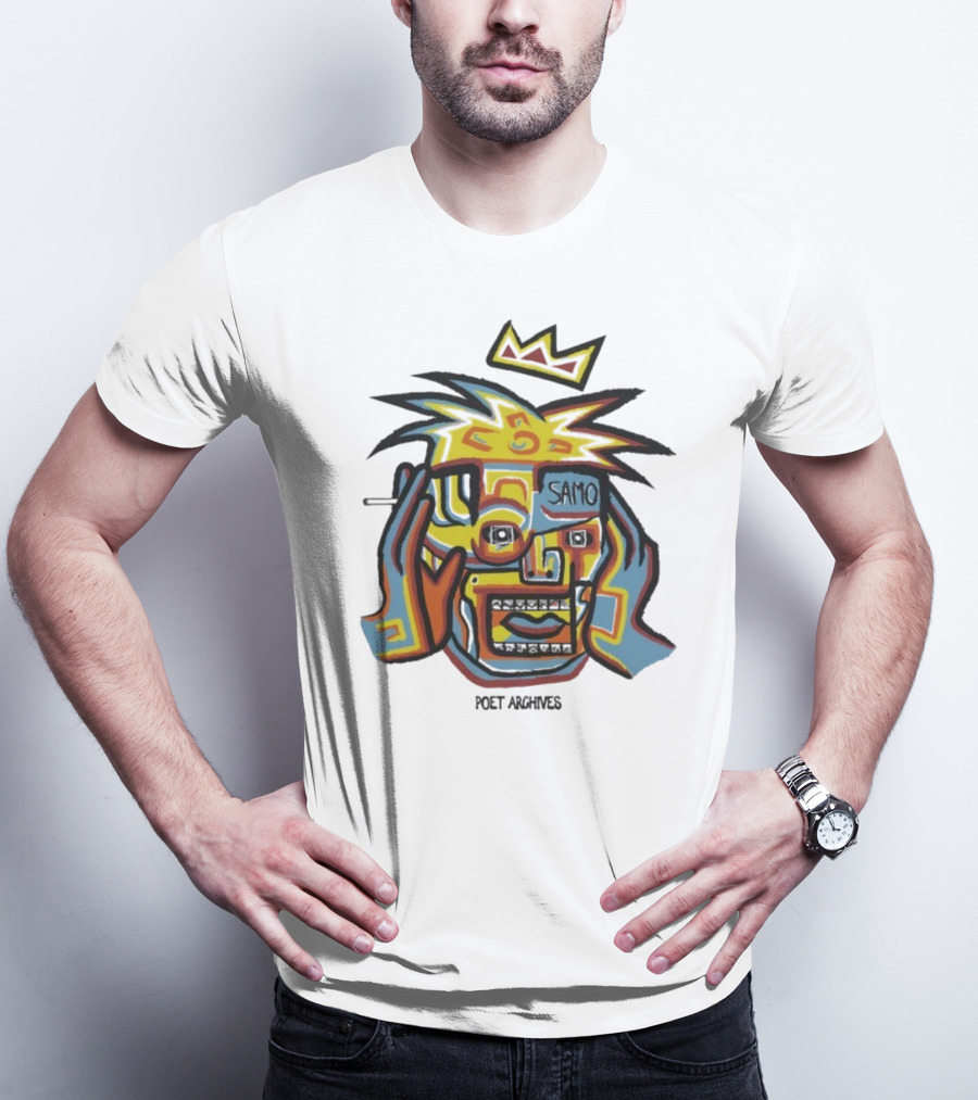 SAMO Crown Poet Archives Street Art Inspired T-Shirt