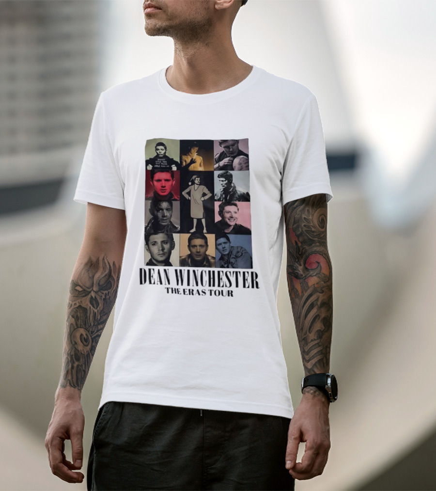 Dean Winchester The Eras Tour Supernatural TV Show T-Shirt