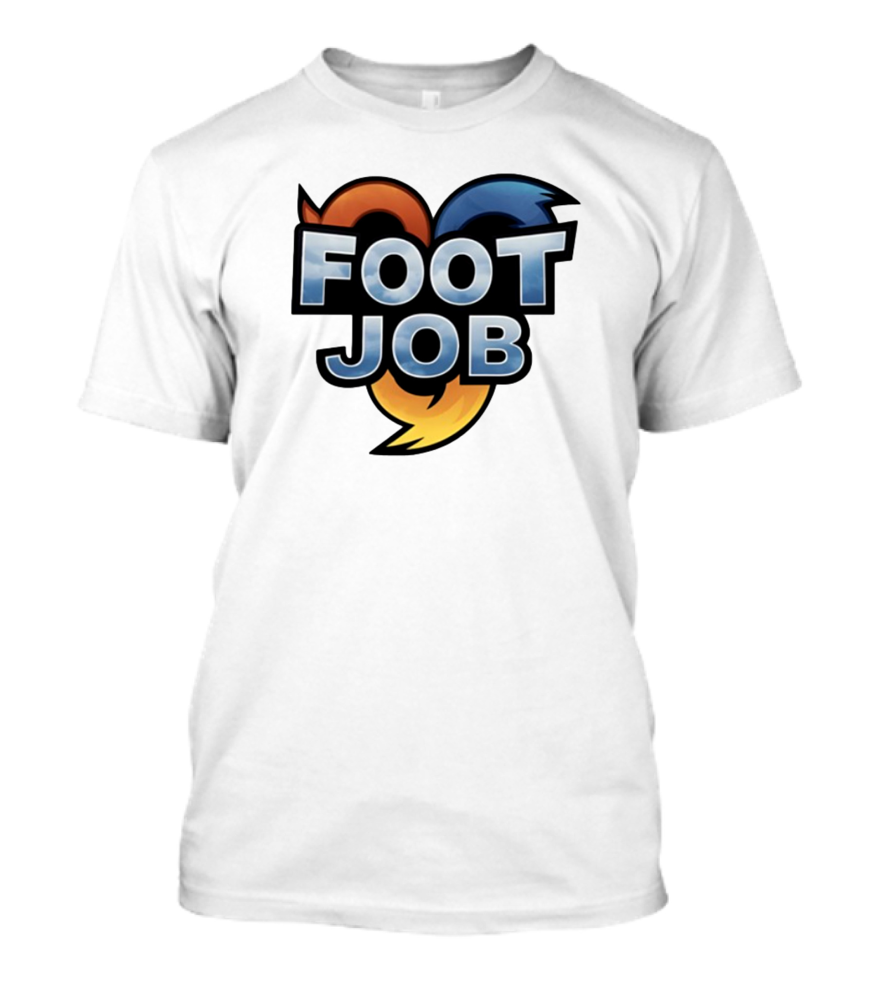 "Footjob Heroes Adventure Icon Parody" T-Shirt