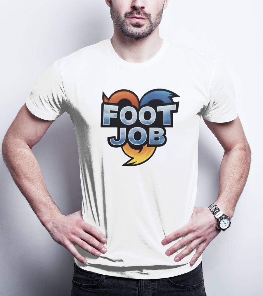 "Footjob Heroes Adventure Icon Parody" T-Shirt
