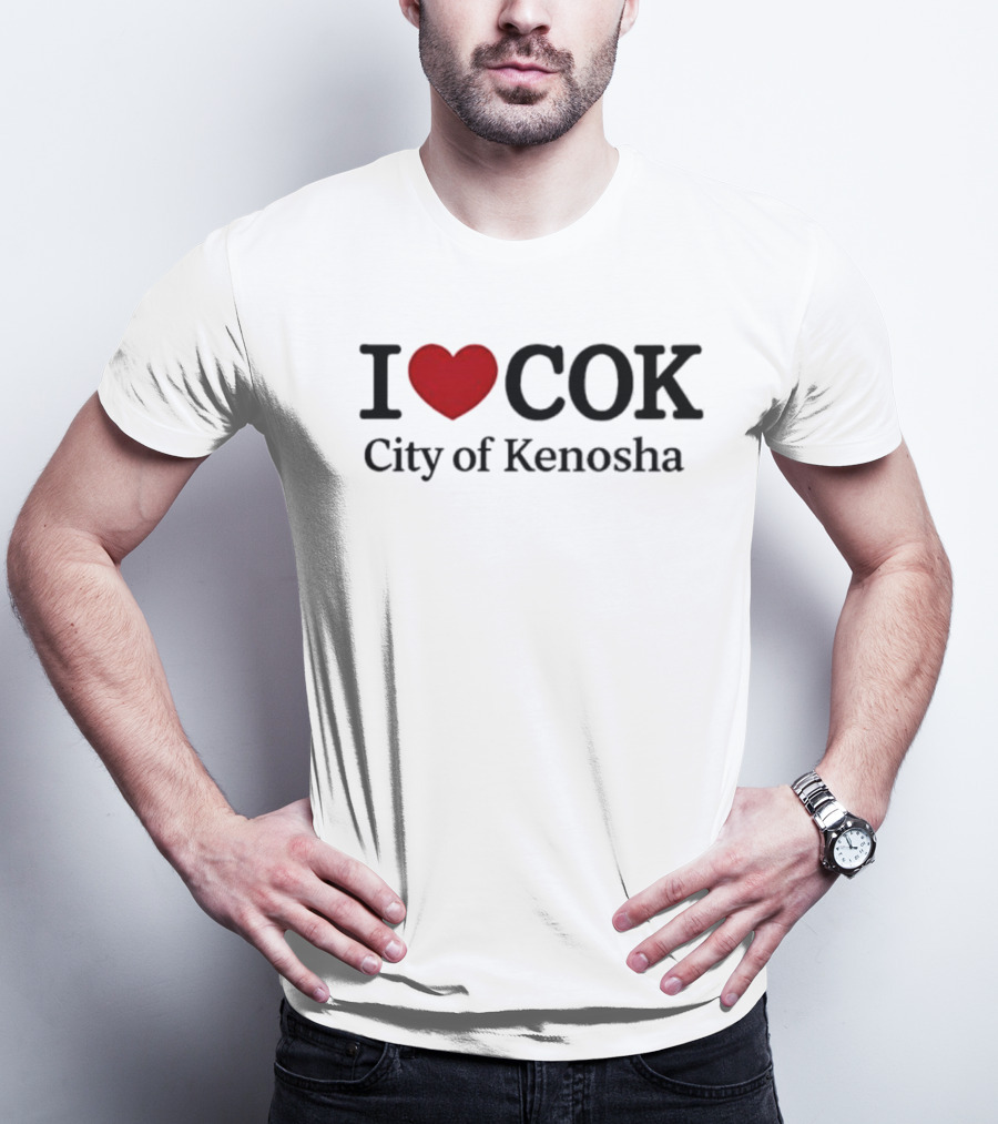 I Love COK Heart City Of Kenosha T-Shirt