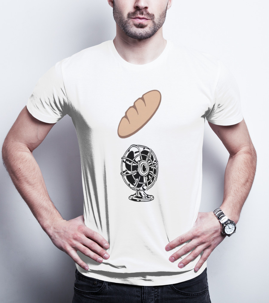 James B. Jones Breadfan Baguette And Fan Icon T-Shirt