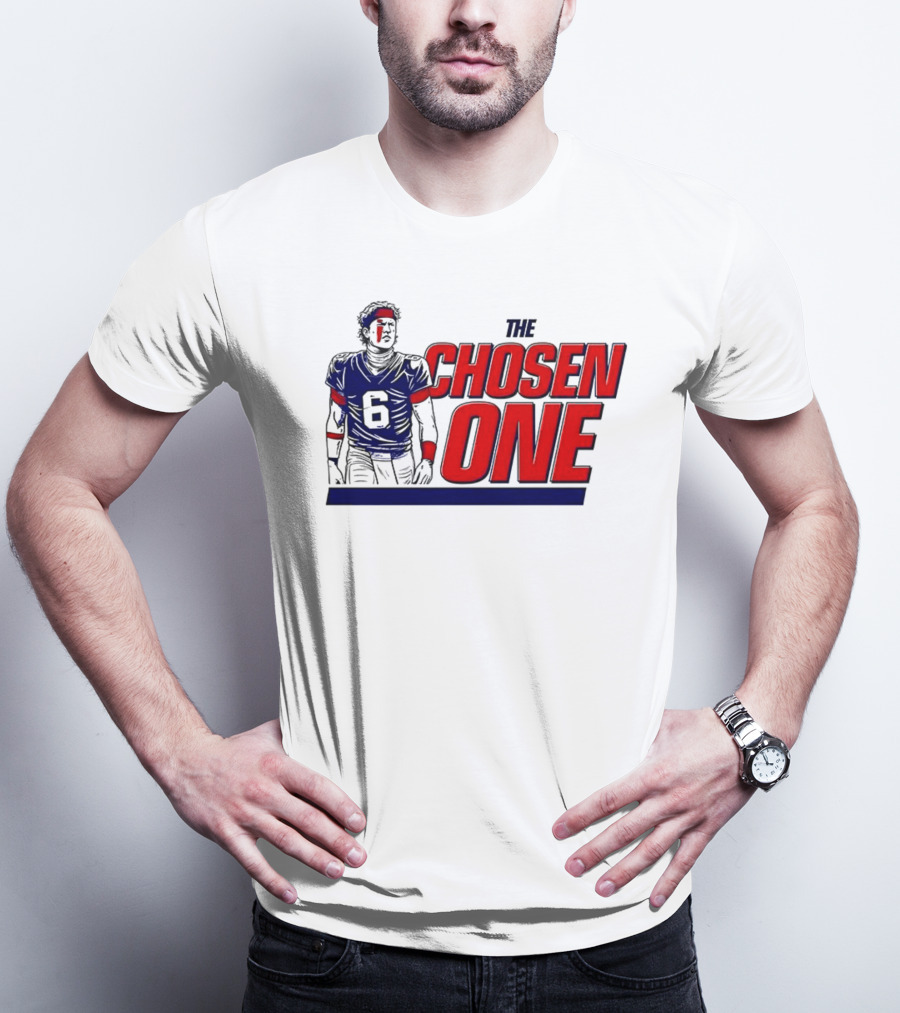 Jaxson Dart New York Giants The Chosen One T-Shirt