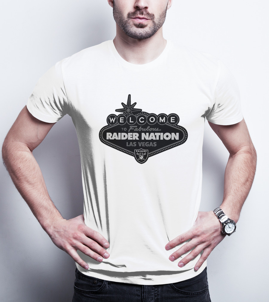 Welcome To Fabulous Raider Nation Las Vegas Raiders NFL Retro T-Shirt
