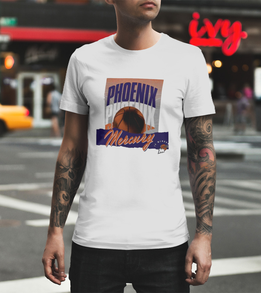 Phoenix Mercury Basketball 2025 WNBA Playoffs Power Forward T-Shirt