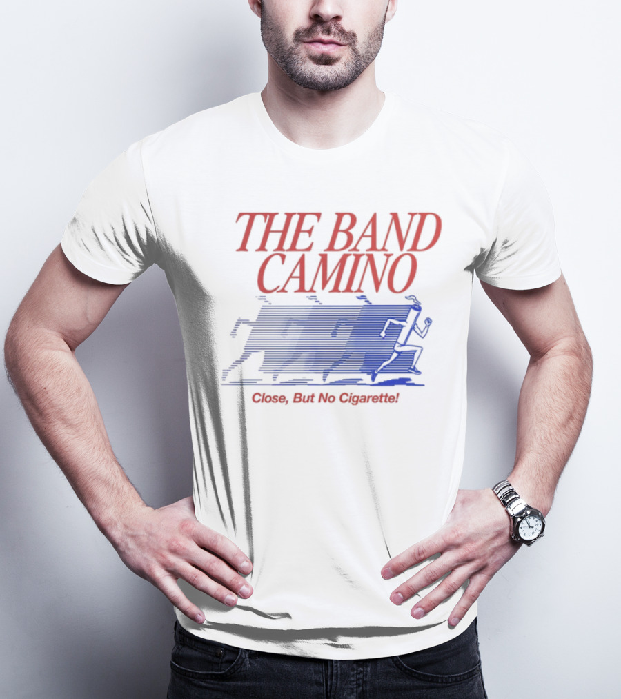 The Band Camino Close But No Cigarette Running Figures T-Shirt